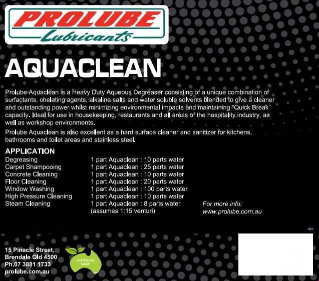 Aquaclean Water-Based Degreaser Concentrate: Powerful Cleaning for ...