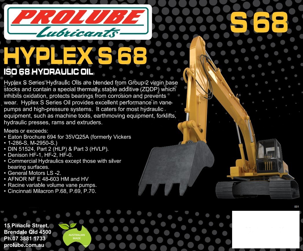 Hyplex 68 Hydraulic Oil: Exceptional Reliability in Australia's Rigorous Conditions