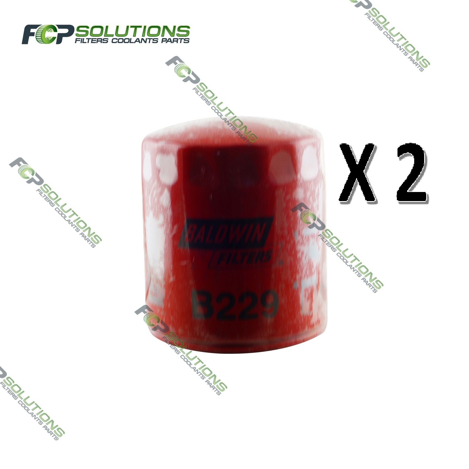 2 x B229 Baldwin Oil Filter - Xref X13201-001, 15601-44011, 15056-32432 ...