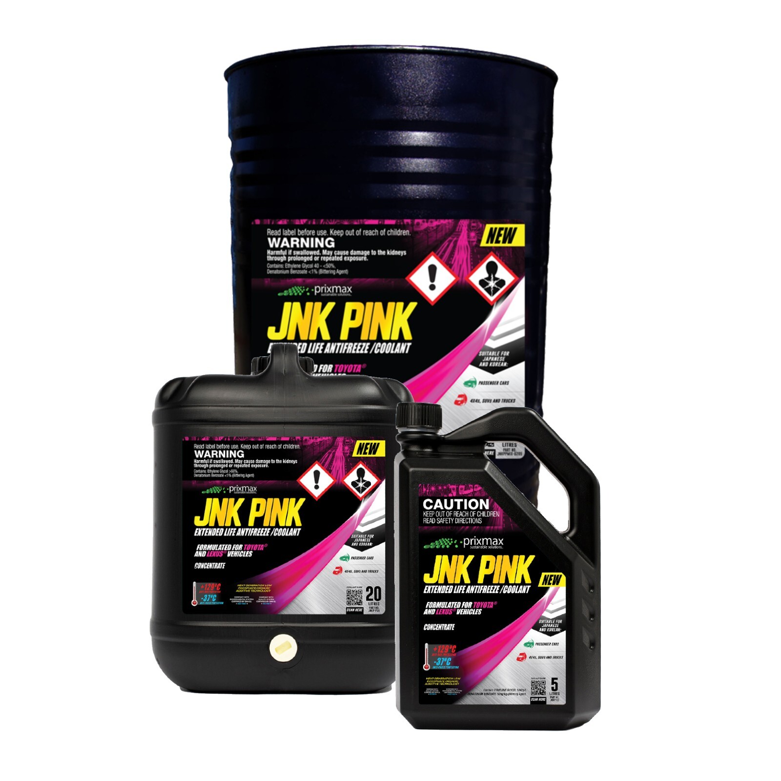 PrixMax JNK Pink Extended Life Anti-Freeze Anti-Boil Coolant For Toyota ...